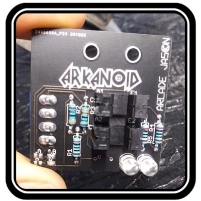 MikesArcade.com - Arkanoid Opto Coupler PCB